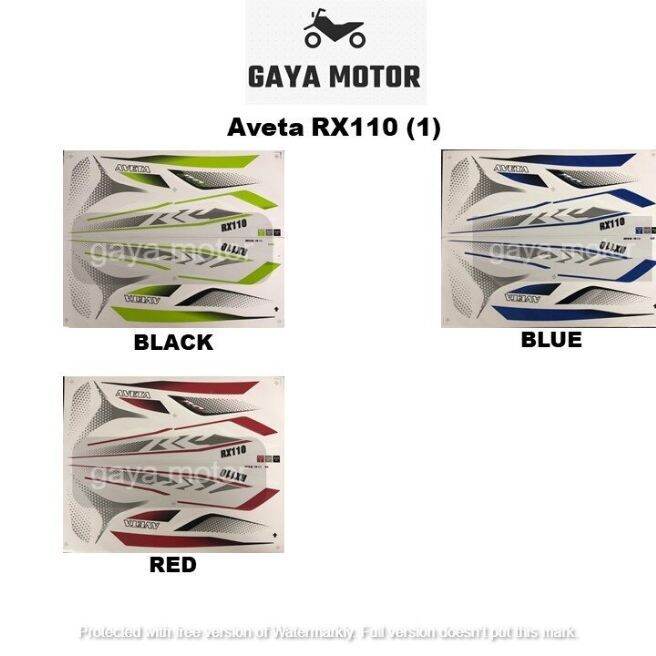 Aveta RX110 (1) Body Sticker | Lazada