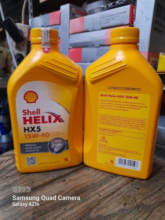 OLI SHELL HELIX HX5 15W40 1 LITER | Lazada Indonesia