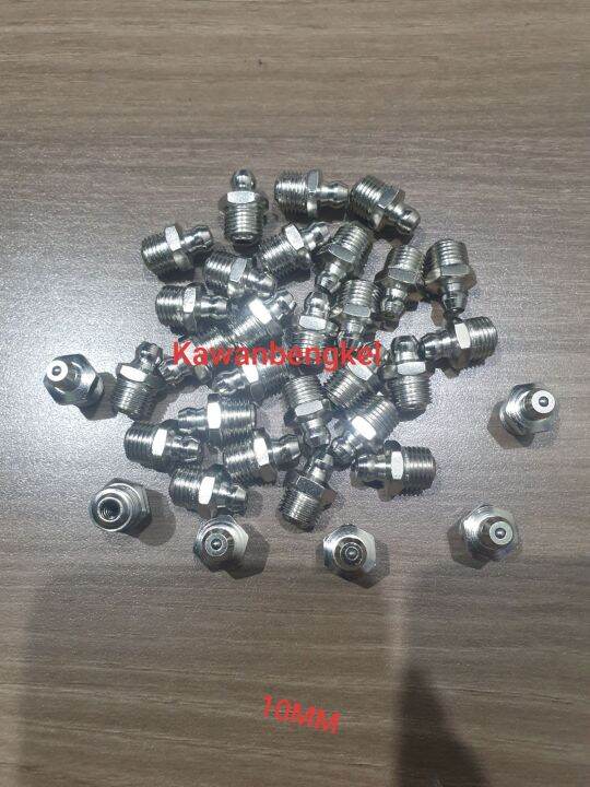 Nepel grease nepel gemuk nepel pen per 10mm lurus | Lazada Indonesia