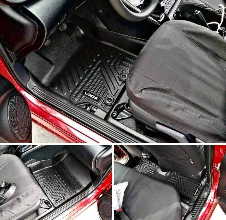 VIOS 2019 2020 2021 2022 2023 5D Deep dish matting set fully extended ...