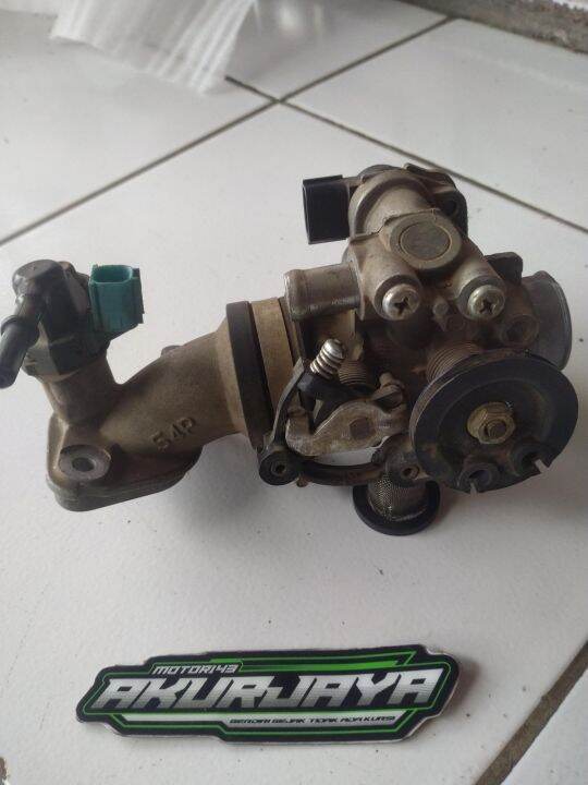 throttle body trotle body trotol bodi karburator intek manifol injeksi injektor ori yamaha xride ...