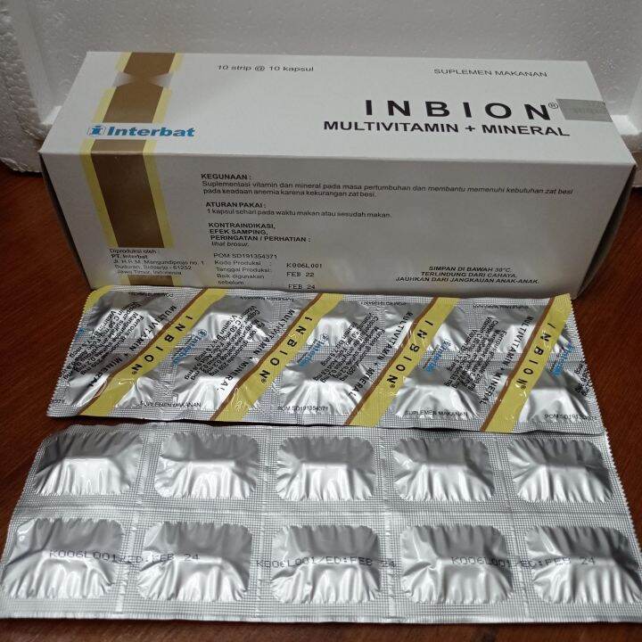 inbion multivitamin dan mineral | Lazada Indonesia