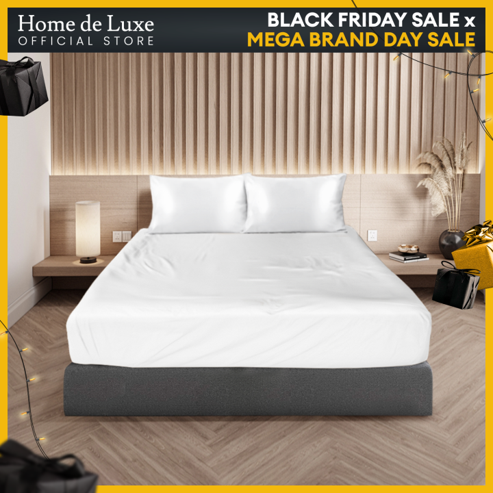 [Classic Collection 3in1] Home de Luxe 3in1 Bed Sheet Set - 1 Fitted ...