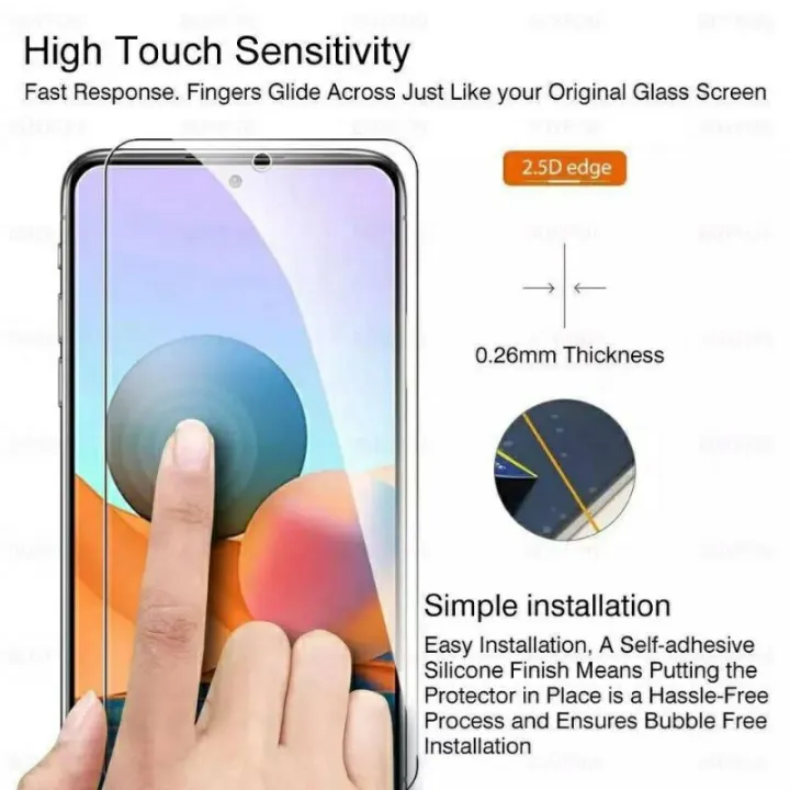 Redmi 10 Clear Temperd Glass with Hole | Lazada PH