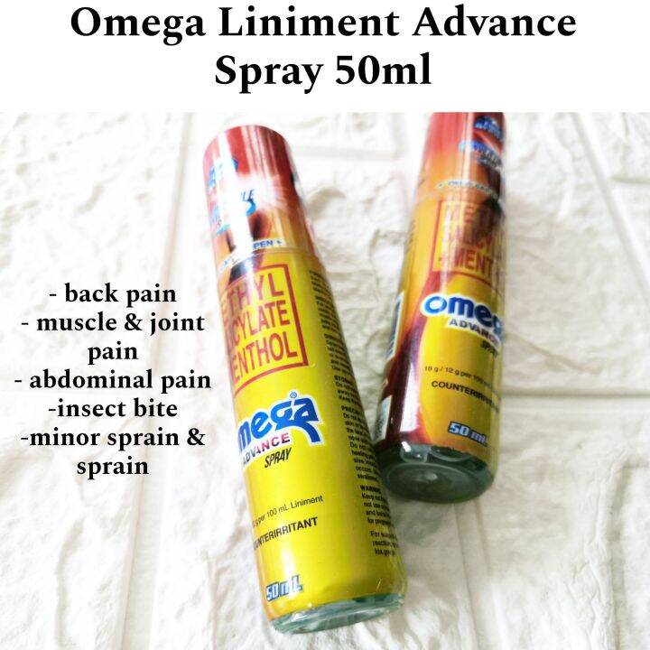 Omega Advance Massage Spray for Pain (50ml)with cool scent | Lazada PH