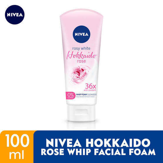 NIVEA ROSY WHITE HOKKAIDO ROSE WHIP FOAM CLEANSER 100ML | Lazada Indonesia