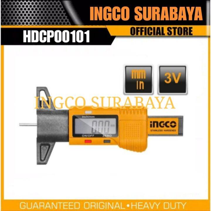 INGCO HDCP00101 DIGITAL TREAD DEPTH GAUGE ALAT UKUR KETEBALAN BAN TYRE ...