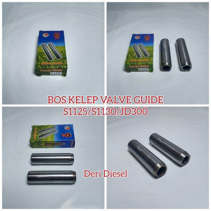 bos kelep S1125 valve guide s1125/s1130/jd300 mesin dongfeng | Lazada ...
