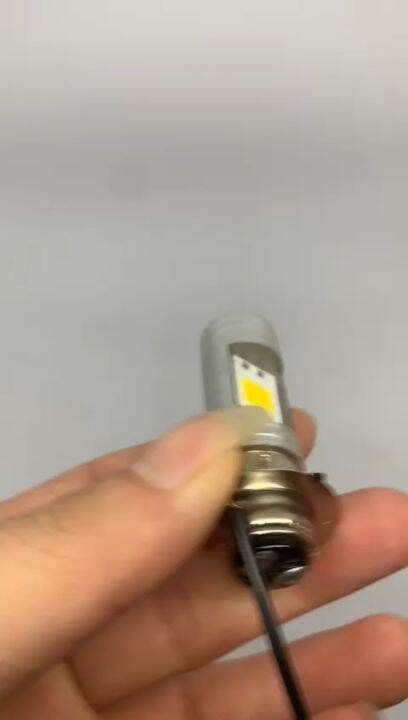 LAMPU AC Dc Lampu LED Utama Depan 2Led Motor Bebek ACDC dan Matic Soket H6 Led 2 Sisi PnP Putih ...