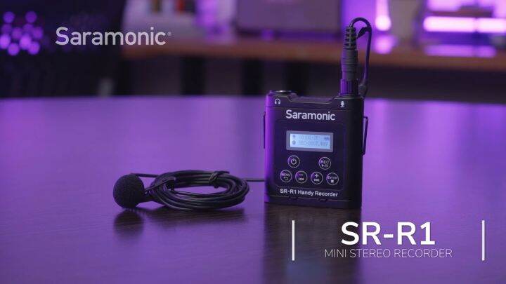 Saramonic รุ่น SR-R1 Miniature Handy Recorder with Lavalier Microphone ...