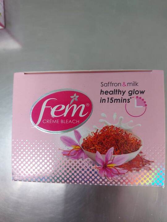 fem saffron & milk healthy bleach cream 64 gm | Lazada PH