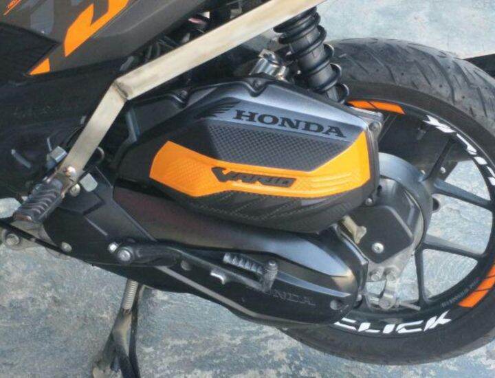 Honda Click V1 V2 V3 Airfilter Cover Garnish Orange | Lazada PH