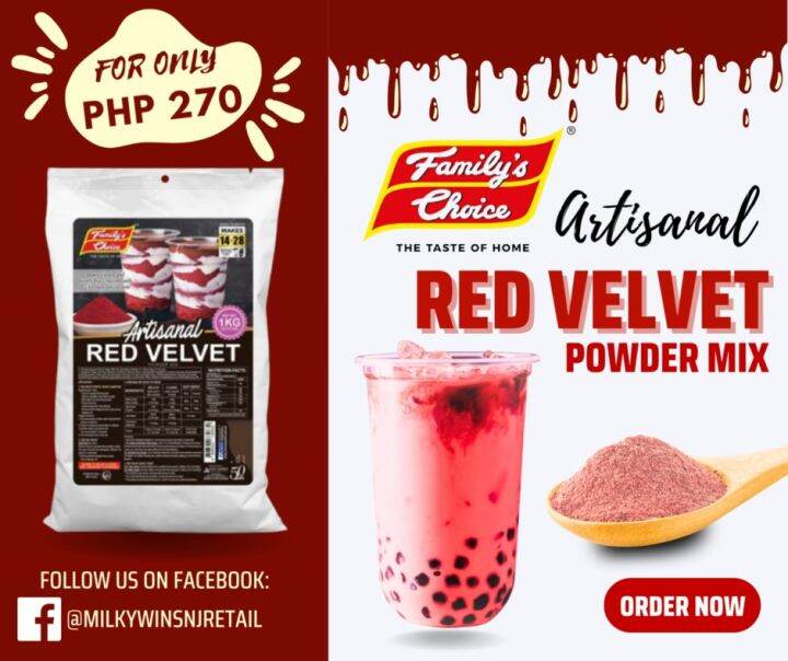Family's Choice Artisanal Red Velvet Powder Mix | Lazada PH