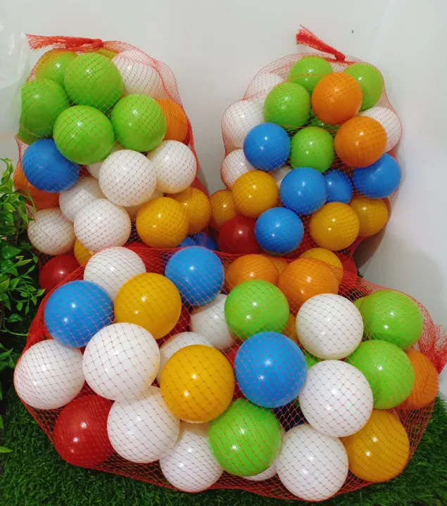 Bola Plastik/ Bola Mandi Warna Warni isi 50pcs | Lazada Indonesia