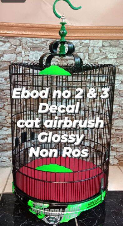 sangkar murai ebod decal cat airbrush | Lazada Indonesia