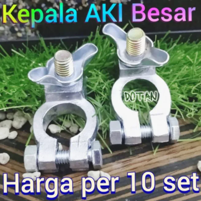 (10 set) KEPALA AKI BESAR TERMINAL AKI MOBIL TIMAH | Lazada Indonesia