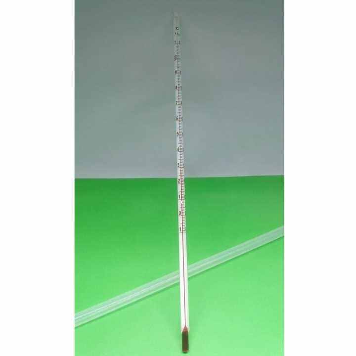 Termometer Alcohol Alkohol Batang Laboratorium -10 - 110 derajat ...