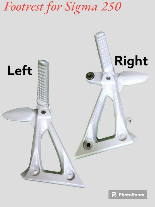 sigma 250 footrest for passenger left&right | Lazada PH