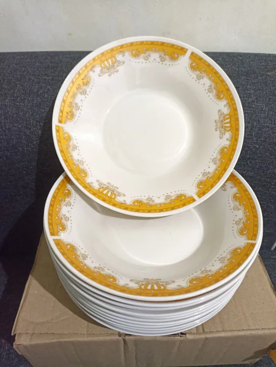 PIRING MAKAN BATIK 1 LUSIN PIRING BELING PIRING KERAMIK | Lazada Indonesia