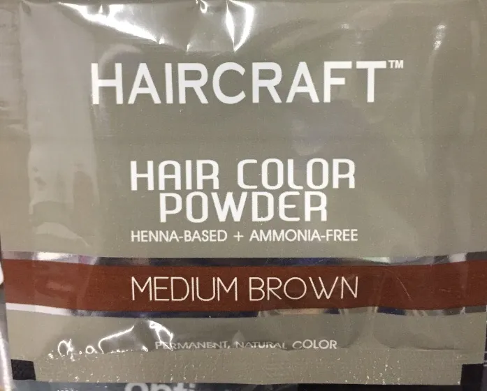 Haircraft hair color powder (medium brown)-hbc product | Lazada PH