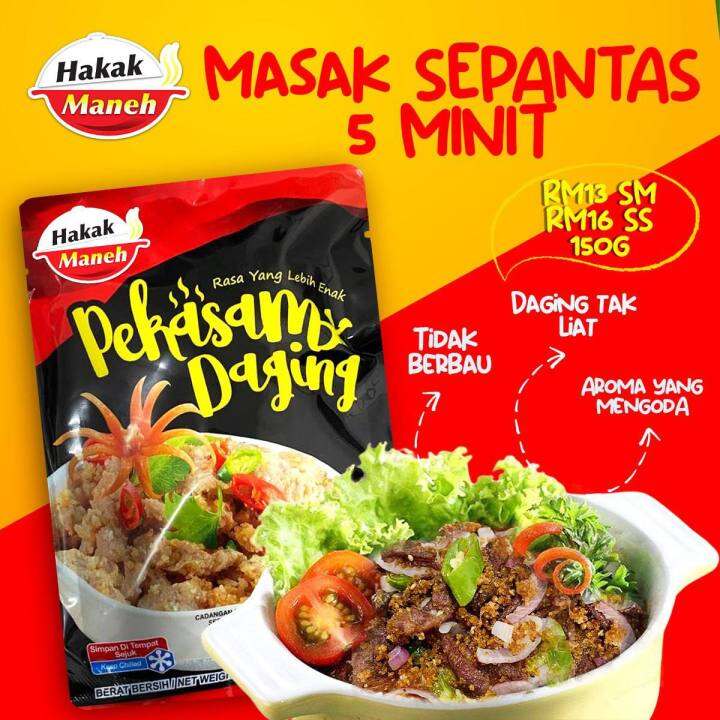 Pekasam Daging Hakak Maneh 200g | Lazada