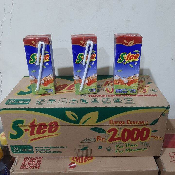 s tee kotak 200ml 24 pcs | Lazada Indonesia