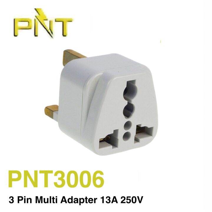 PNT 13A 250V 3Pin Multi Adapter PNT3006 | Lazada