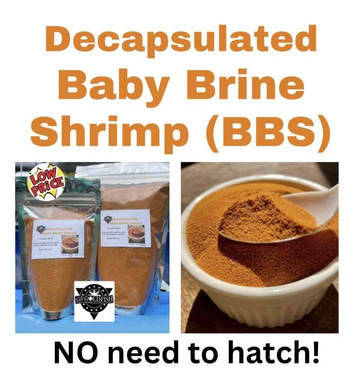 Decapsulated Baby Brine Shrimp (BBS) 75g / 100g / 200g / 250g / 500g ...