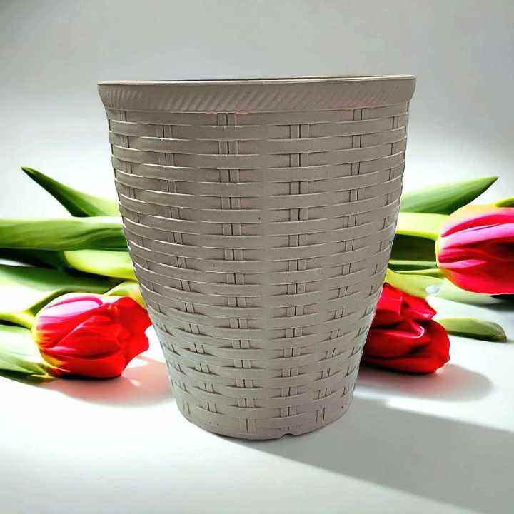 Plastic Rattan Flower Pot#007 | Lazada PH