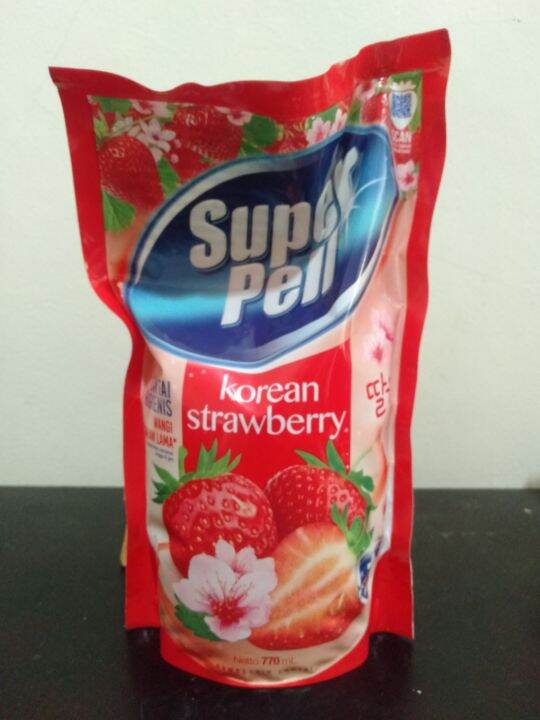 Super Pell Korean strawberry 770ml | Lazada Indonesia