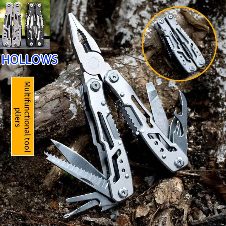 คีมพับพกพาอเนกประสงค์ล็อคสายรัดเหล็กทั้งหมดเครื่องมือผสมผสานการทำงานคีม ...