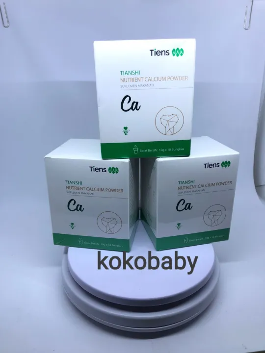 Nutrient high calsium powder 1 box isi 10 sachet original susu kalsium ...