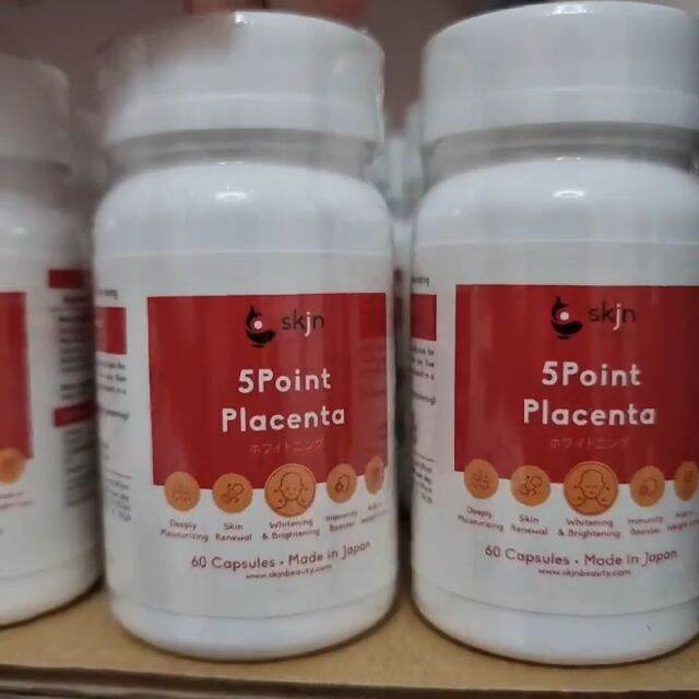 SKJN 5Point Placenta 60 Whitening Capsules 5 Point | Lazada PH