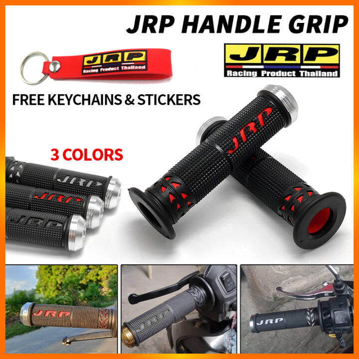 E&M Motorcycle JRP Handle Grip Alloy/Rubber Universal 2pcs Made in ...