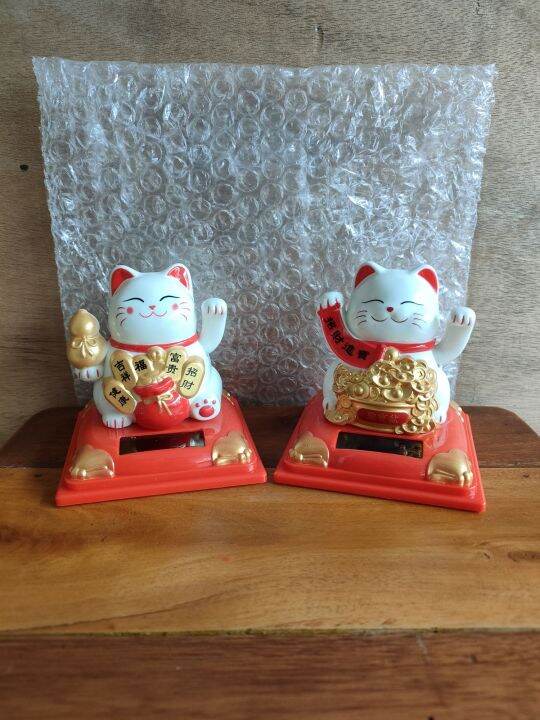 kucing hoki/kucing solar/lucky cat/manekineko | Lazada Indonesia
