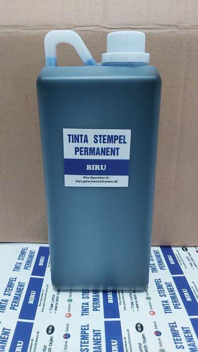 TINTA PERMANENT WARNA BIRU UK 1LT | Lazada Indonesia