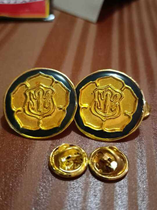 PIN MONOGRAM SATPAM KUNING | Lazada Indonesia