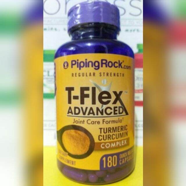 T-Flex Turmeric Curcumin Complex with Astragalus Ginger Piperine 180 ...