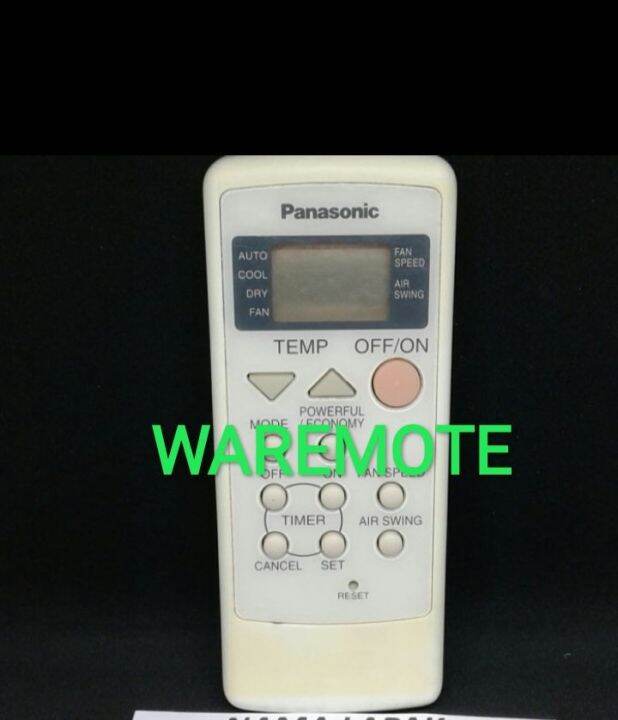 REMOTE REMOT AC PANASONIC NATIONAL ORGANIX TIPE LAMA ORIGINAL ASLI ...