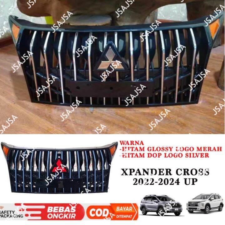 Grill Bumper Depan Xpander Cross 2023 2024 Prado Hitam | Lazada Indonesia