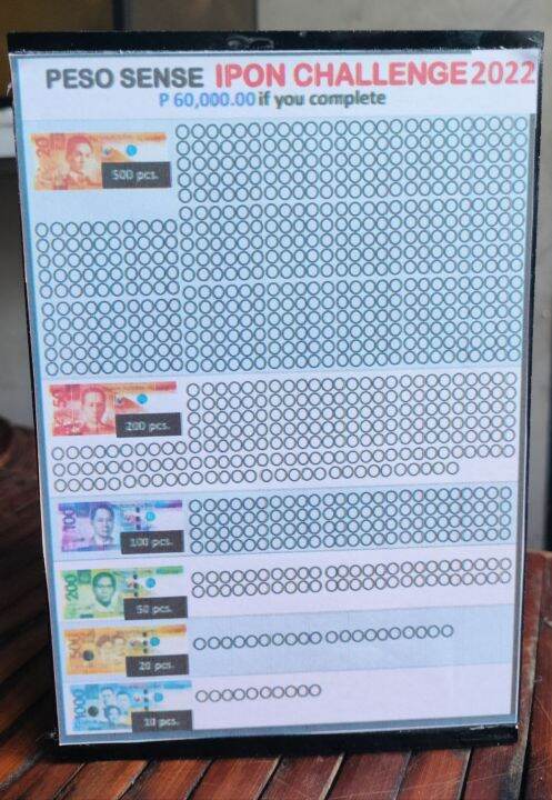 glass alkansya peso sense ipon challenge 2022 | Lazada PH