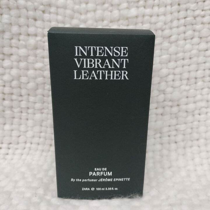 ZARA EAU DE PARFUM INTENSE VIBRANT LEATHER 100ML ORIGINAL ONHAND ...
