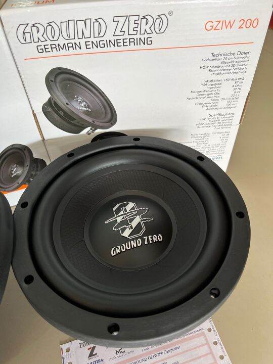 GZIW200 GROUND ZERO 8”Subwoofer ติดรถยนต์ ตู้Bluetooth DIY | Lazada.co.th