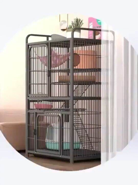 Multi Layer Square TubeIron Big Cat Pet Dog Cat Cage Steel Dog Cage ...