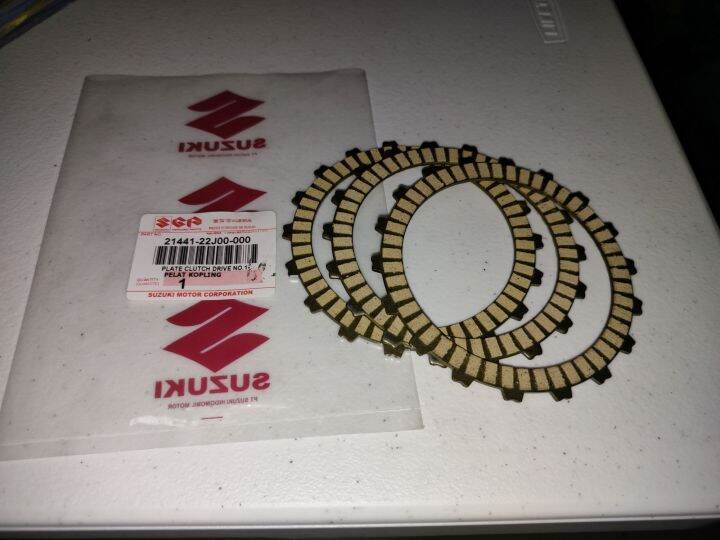 suzuki genuine clutch lining set (3pcs)for raider j 115 fi /shooter 115 ...