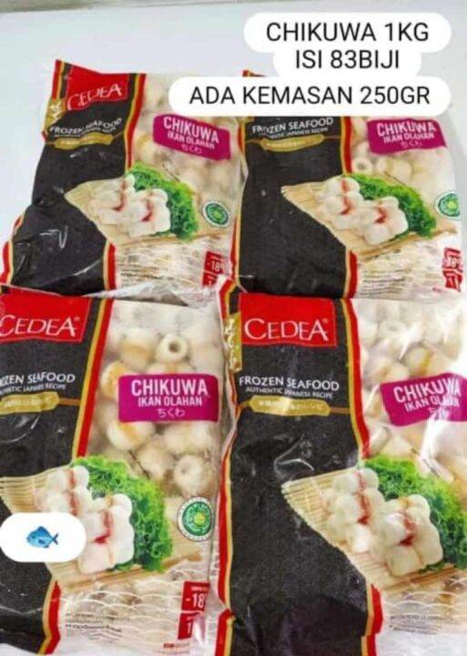 Repacking Chikua 250gr(dr packing Cikuwa 1kilo di bagi 4)ORI Produk ...