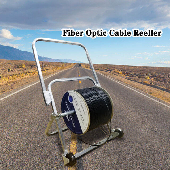 Fiber Optic Trolly Fibre Cable Roller Pulling Crank Shaft Adjustable ...