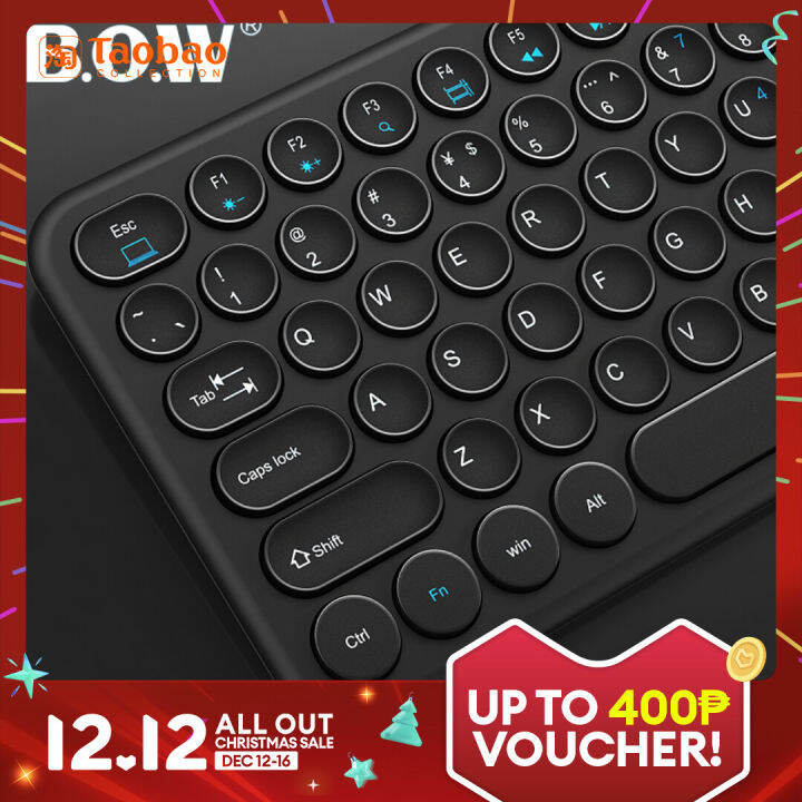 [Official Flagship Store] Bow Voyage Retro Punk Dot Keyboard Wired ...