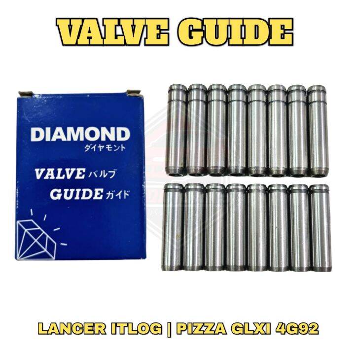 Valve Guide 16PCS for Lancer Itlog | Pizza | GSR 4G92 Engine, '93-'02 ...
