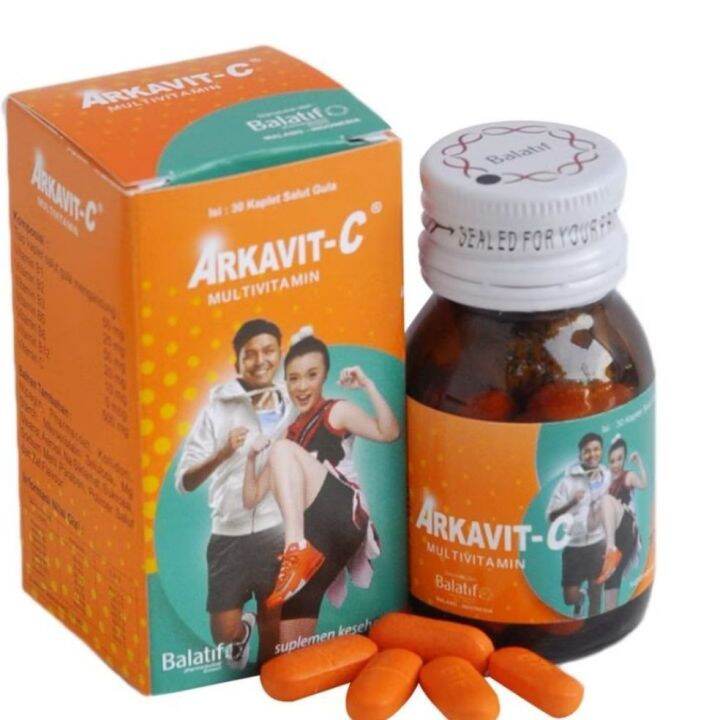 Arkavit C botol isi 30 tablet | Lazada Indonesia